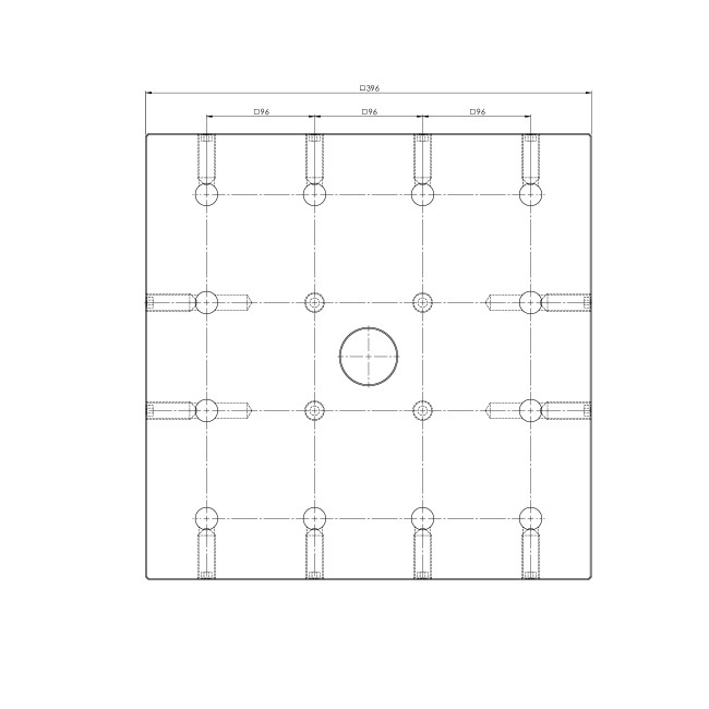 70005: Quick•Point® Quick•Tower Base Plate | LANG Technik USA